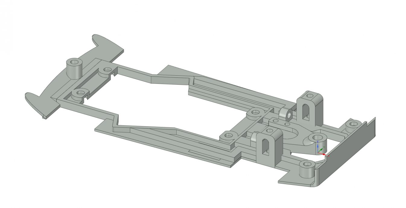 3D-Chassis für Slotcar Fly – Venturi 400/500/600 – Anglewinder – SlotCar-3D